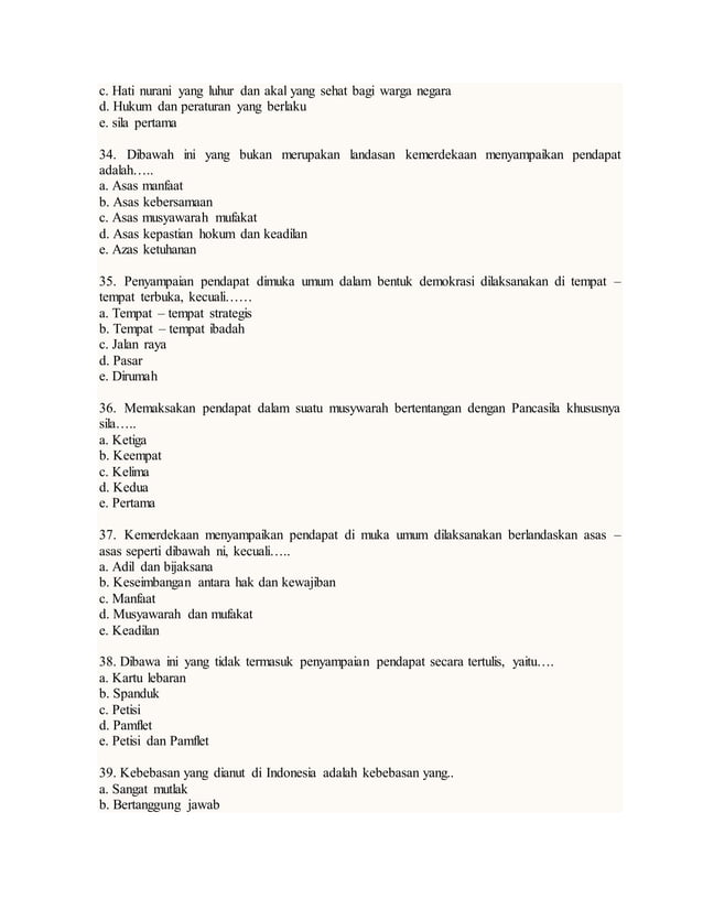 Soal ham pkn kelas xi | PDF