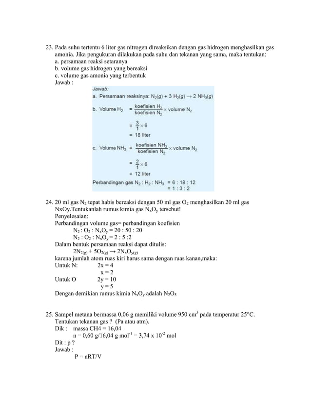 kumpulan soal hukum-hukum gas | DOCX