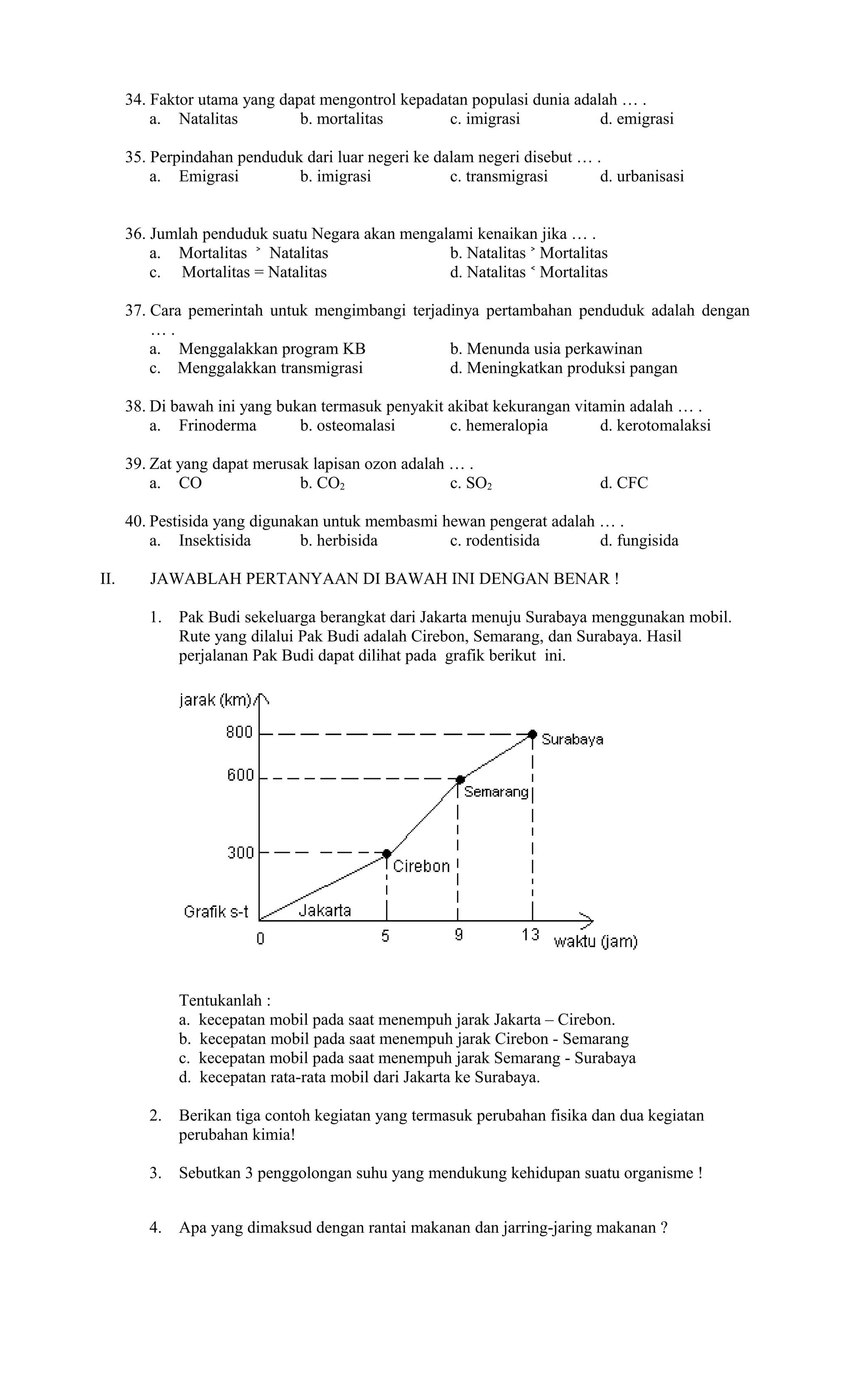 Soal ipa kelas 7 ukk | DOC