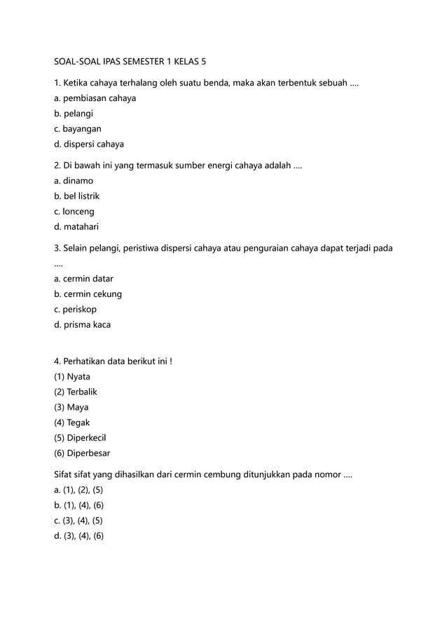 soal ipas semester 1.docx