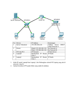 Soal jarkom ujicoba revisi | PDF