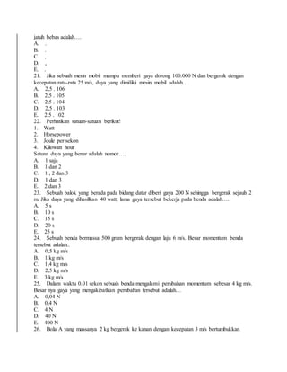 latso uas kls xi smt 1 | PDF
