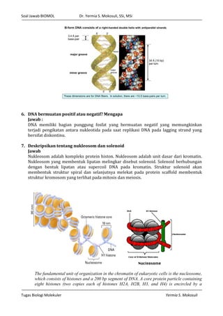 Soal jawab biomol | PDF
