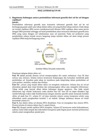 Soal jawab biomol | PDF