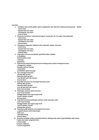 Soal kgd | DOCX