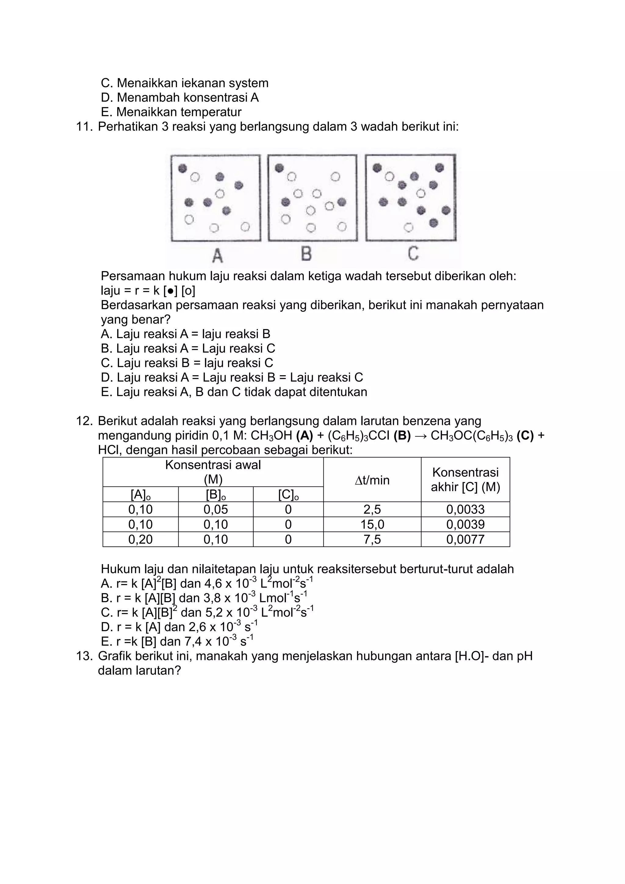 Soal kimia tingkat kabupaten untuk smp riko & bagas | PDF