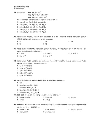 KIMIA XI sem 2 | PDF