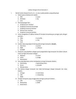 Soal kkpi kelas xii | PDF