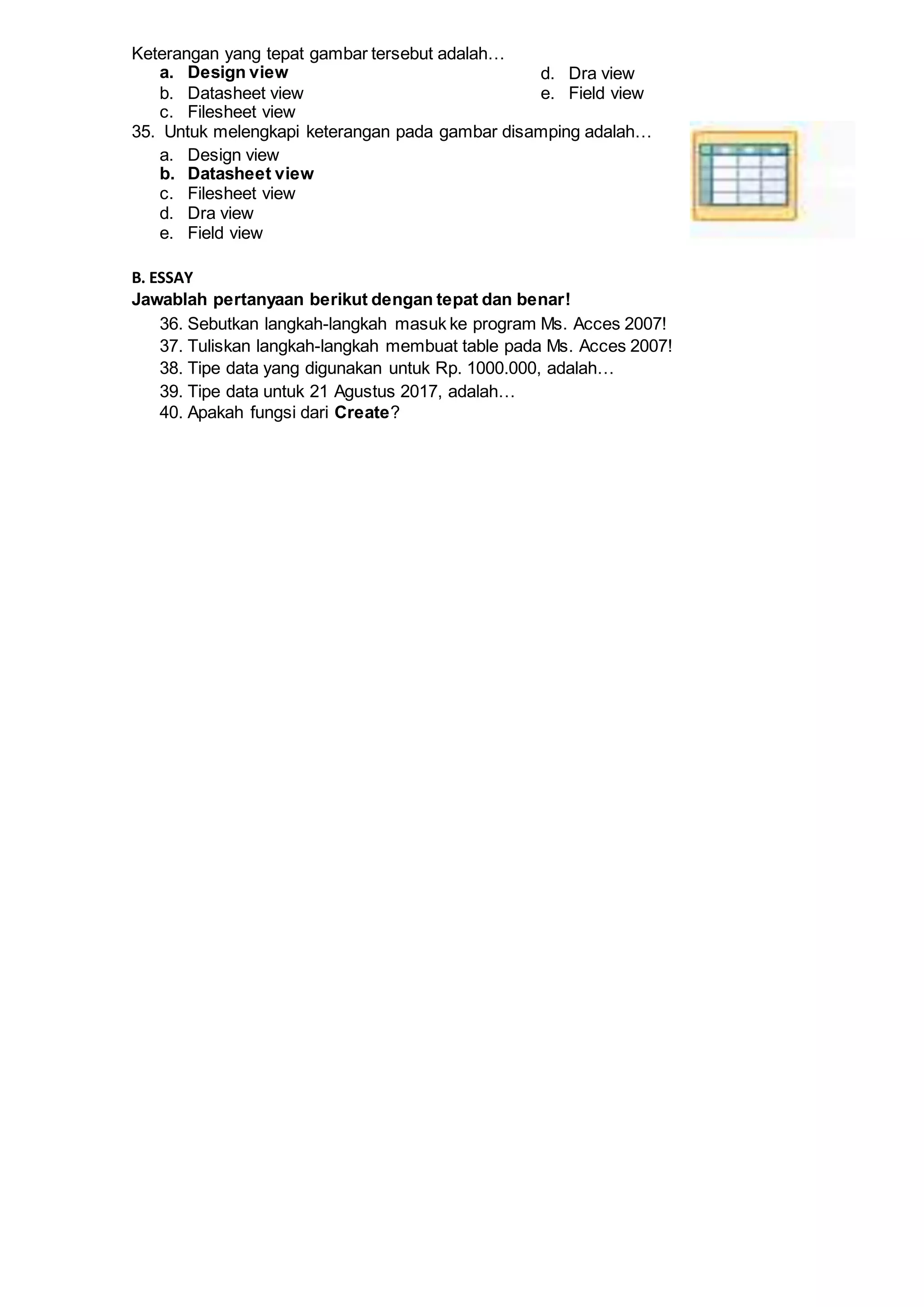 Soal kkpi kls xii | PDF