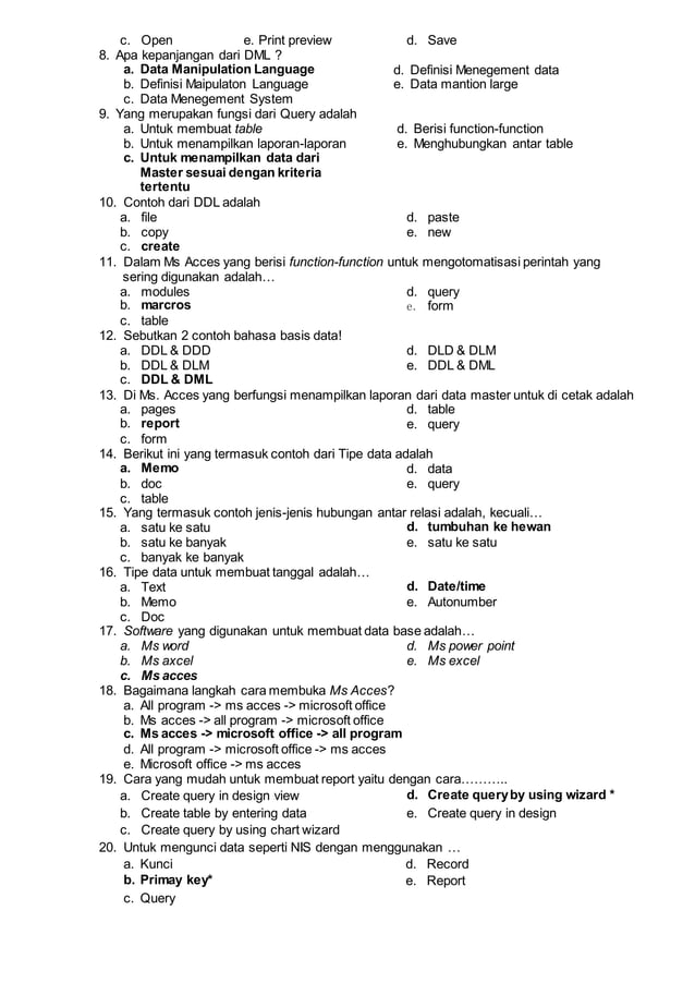 Soal kkpi kls xii | PDF