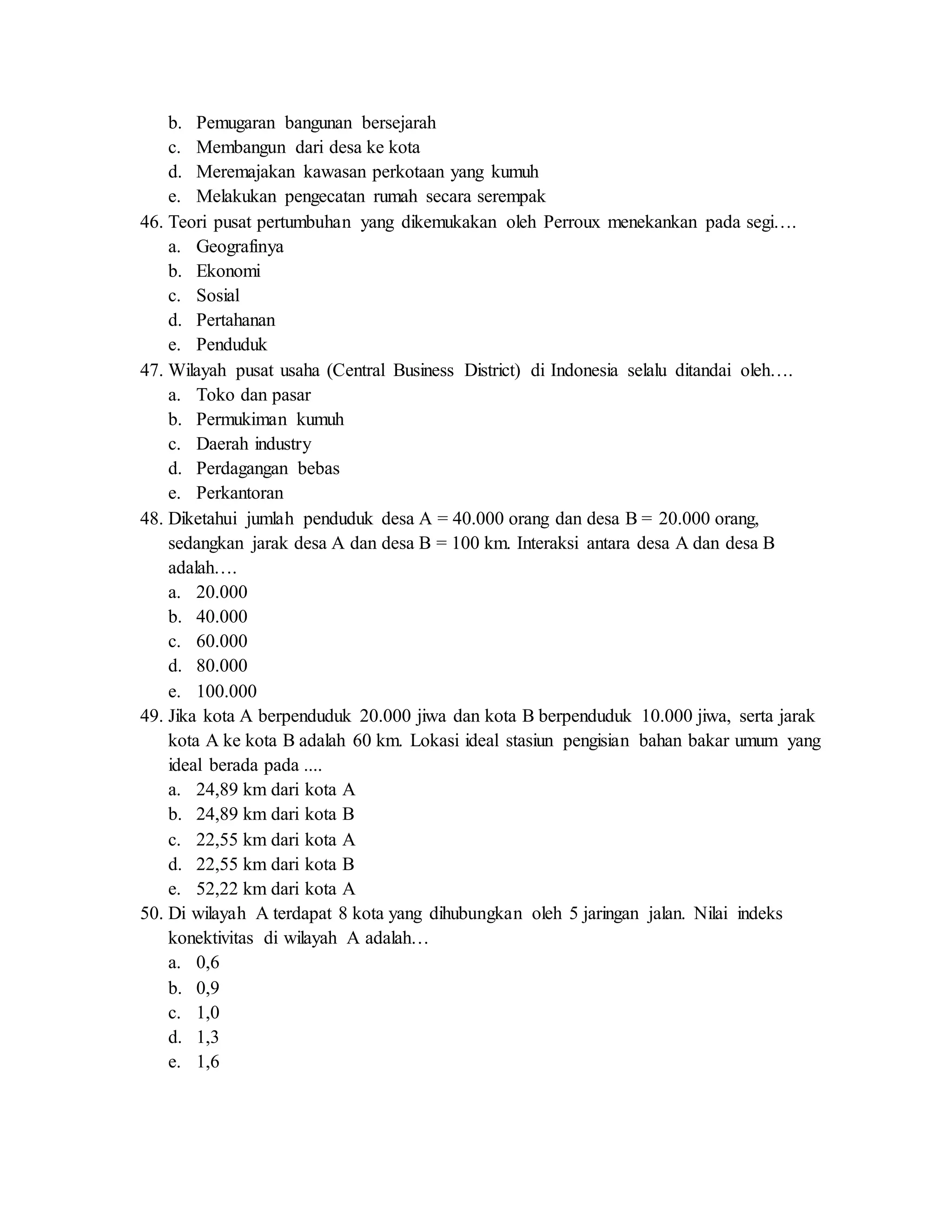 Soal ksm geografi 2017 | PDF