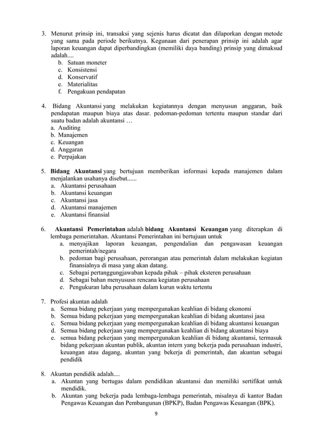 Soal latihan akuntansi | DOC