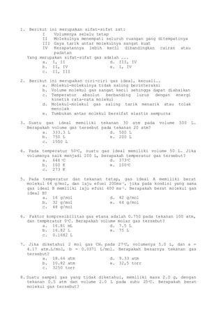 Soal latihan farfis 1 | DOCX