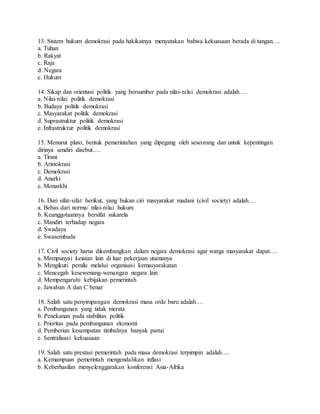 Soal latihan kelas xi | PDF