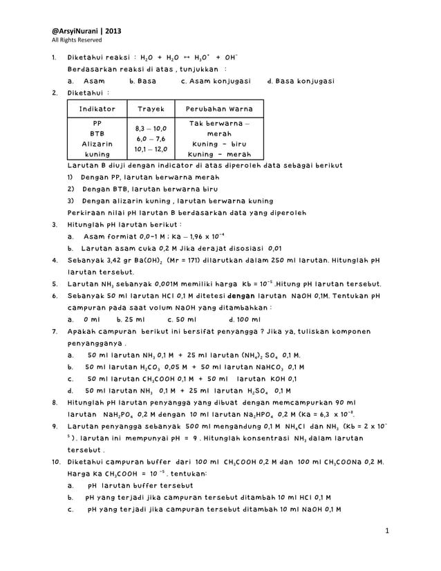 Soal latihan kelas xi semester 2 [part 3] | PDF
