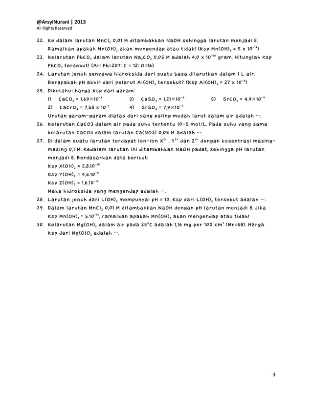 Soal latihan kelas xi semester 2 [part 3] | PDF