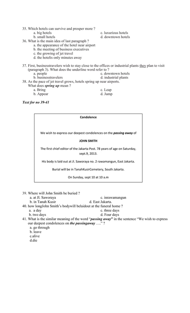 Soal latihan uas | DOCX