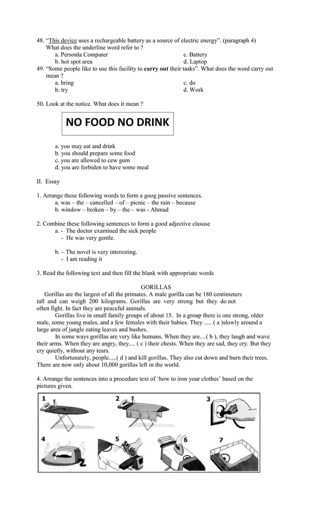 Soal latihan uas | DOCX