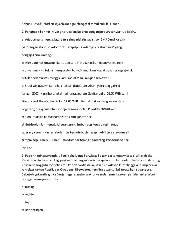 Soal latihan uas | DOCX