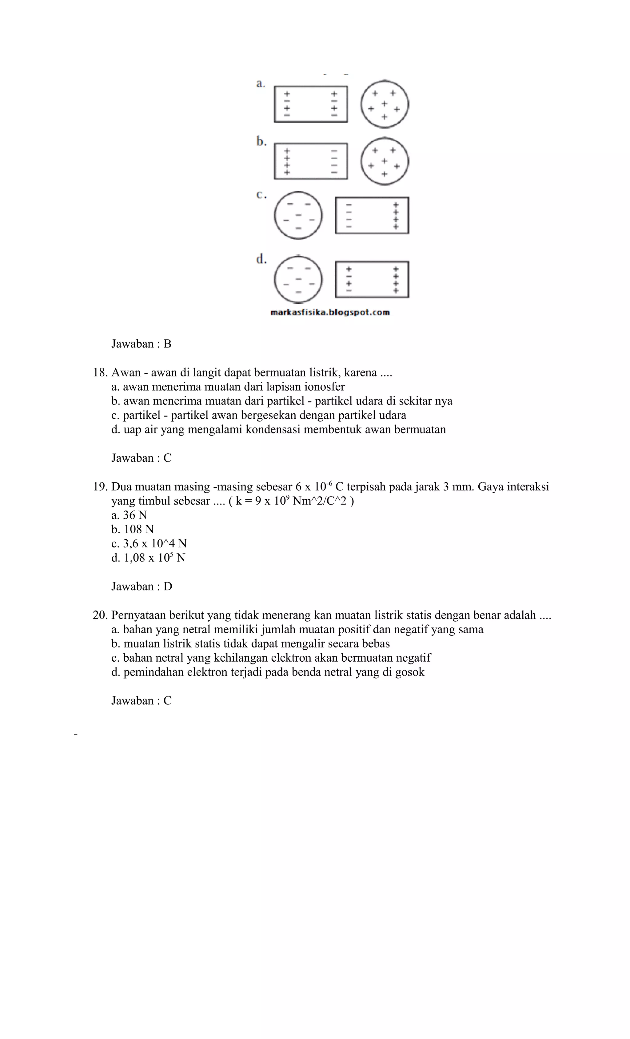 Soal listrik statis | DOC