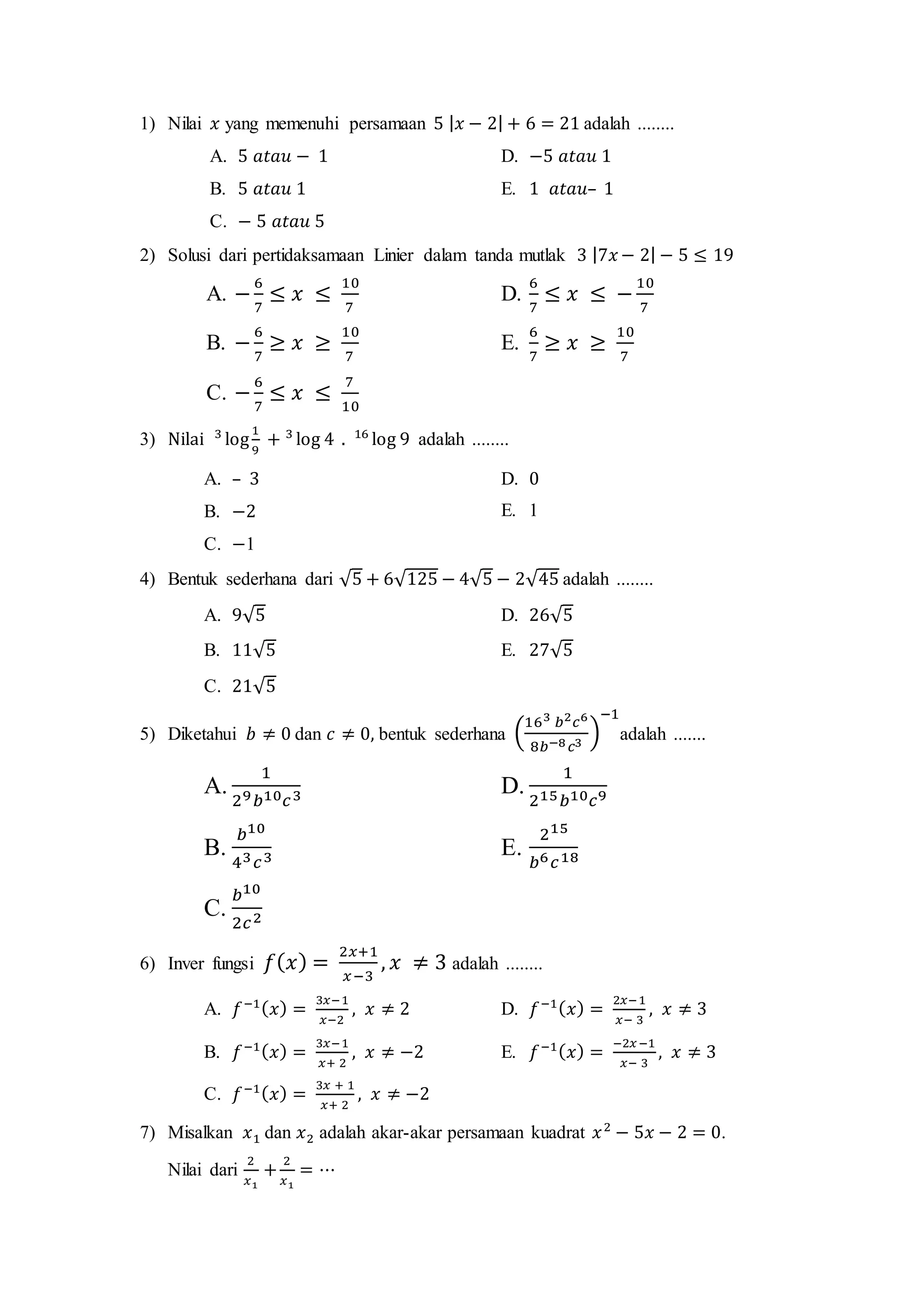 Soal ma syekh yusuf | PDF