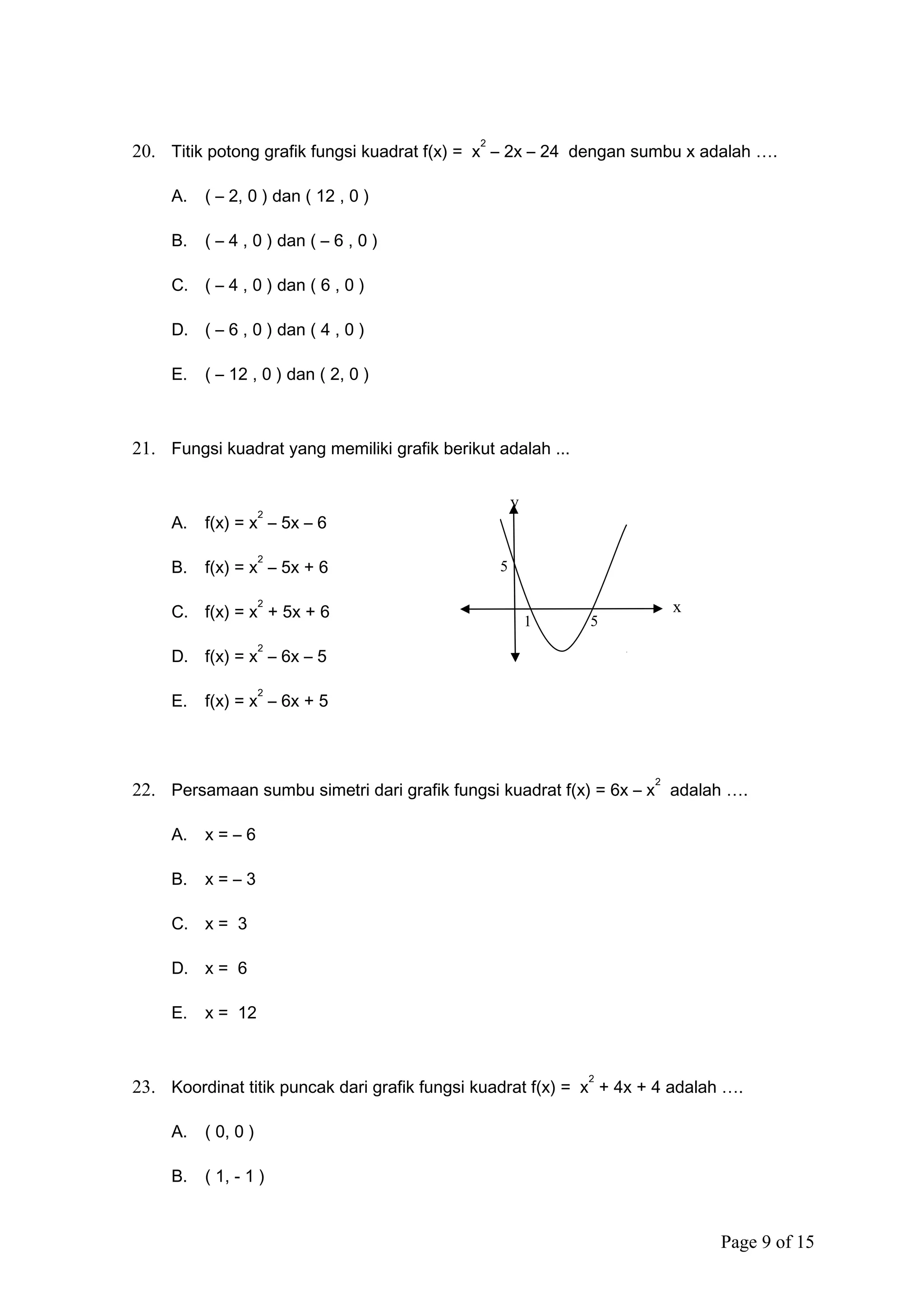 Soal matematika teknik kls xi 3 11-12 paket b | PDF