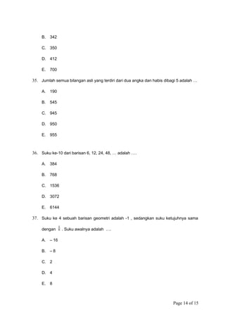 Soal matematika teknik kls xi 3 11-12 paket b | PDF