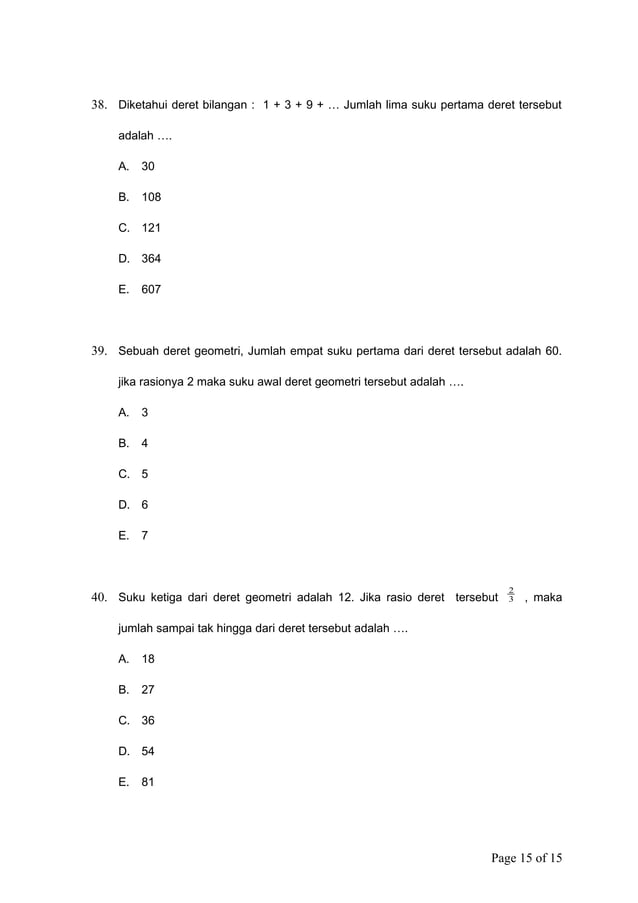 Soal matematika teknik kls xi 3 11-12 paket b | PDF