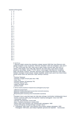 Soal mid sem ganjil kelas xi | PDF