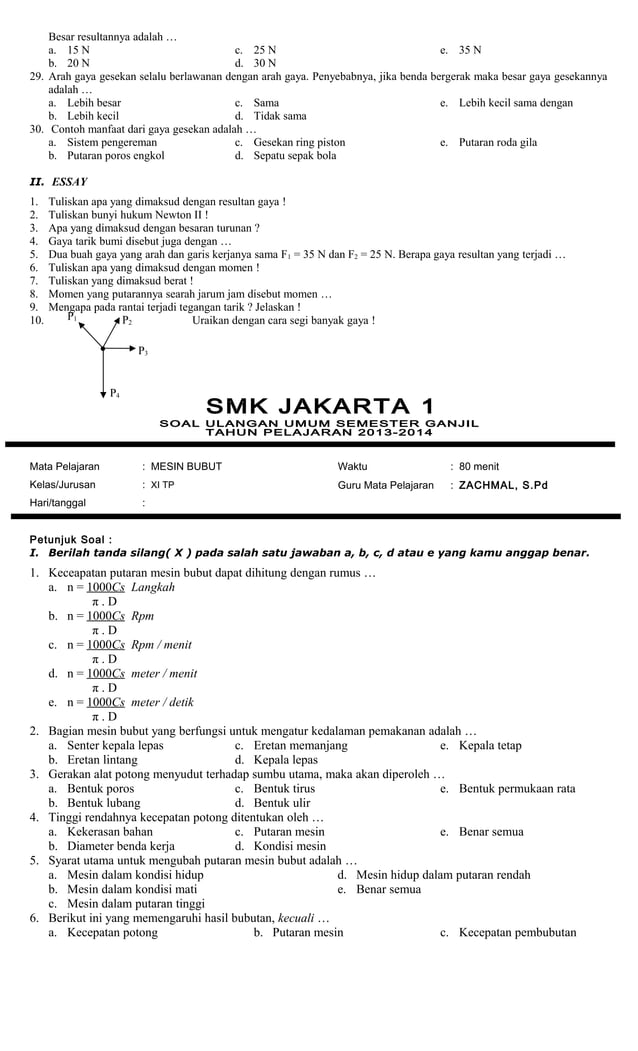 Soal mk3 & mdm | PDF