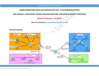 Soal Modul C Cisco Packet Tracer Challenge - IT Networking Support LKS ...