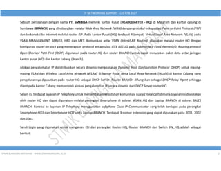 Soal Modul D Troubleshooting Challenge - IT Networking Support LKS NTB 2017 | PDF