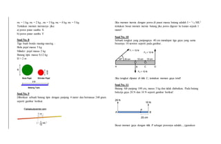 Soal momen gaya dan momen inersia | PPT