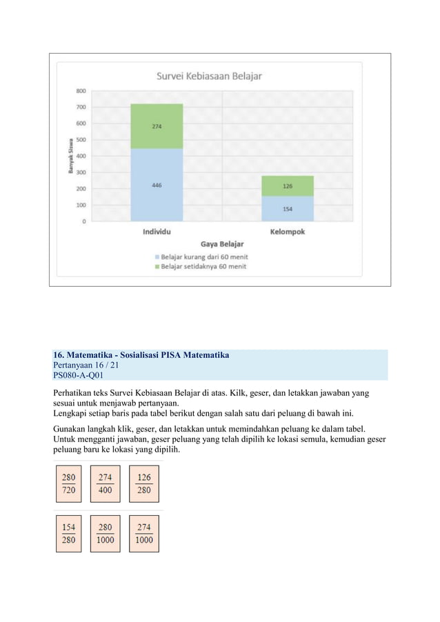 Soal Motivasi PISA 2020 | PDF