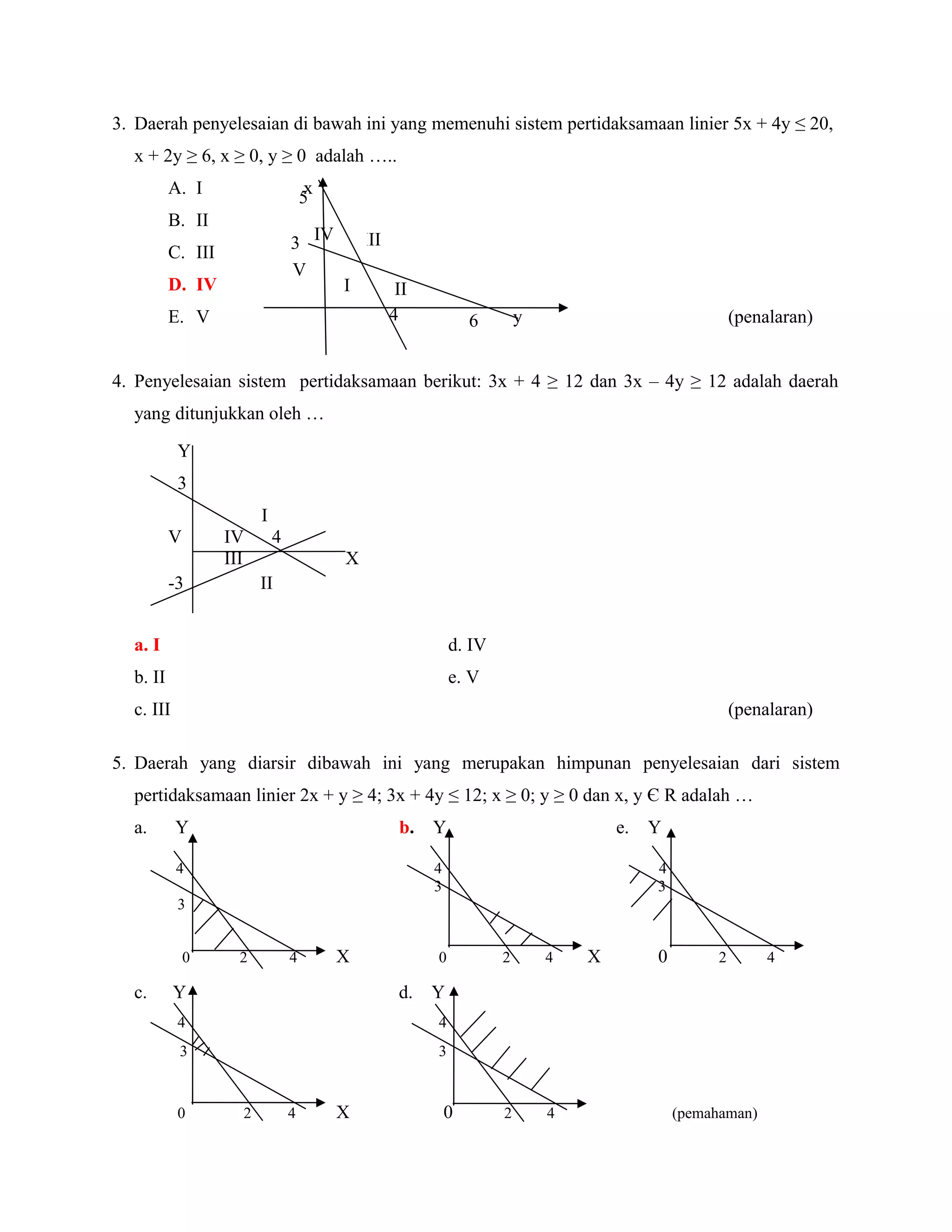Soal mtk bismen-semua sk 4 | DOC