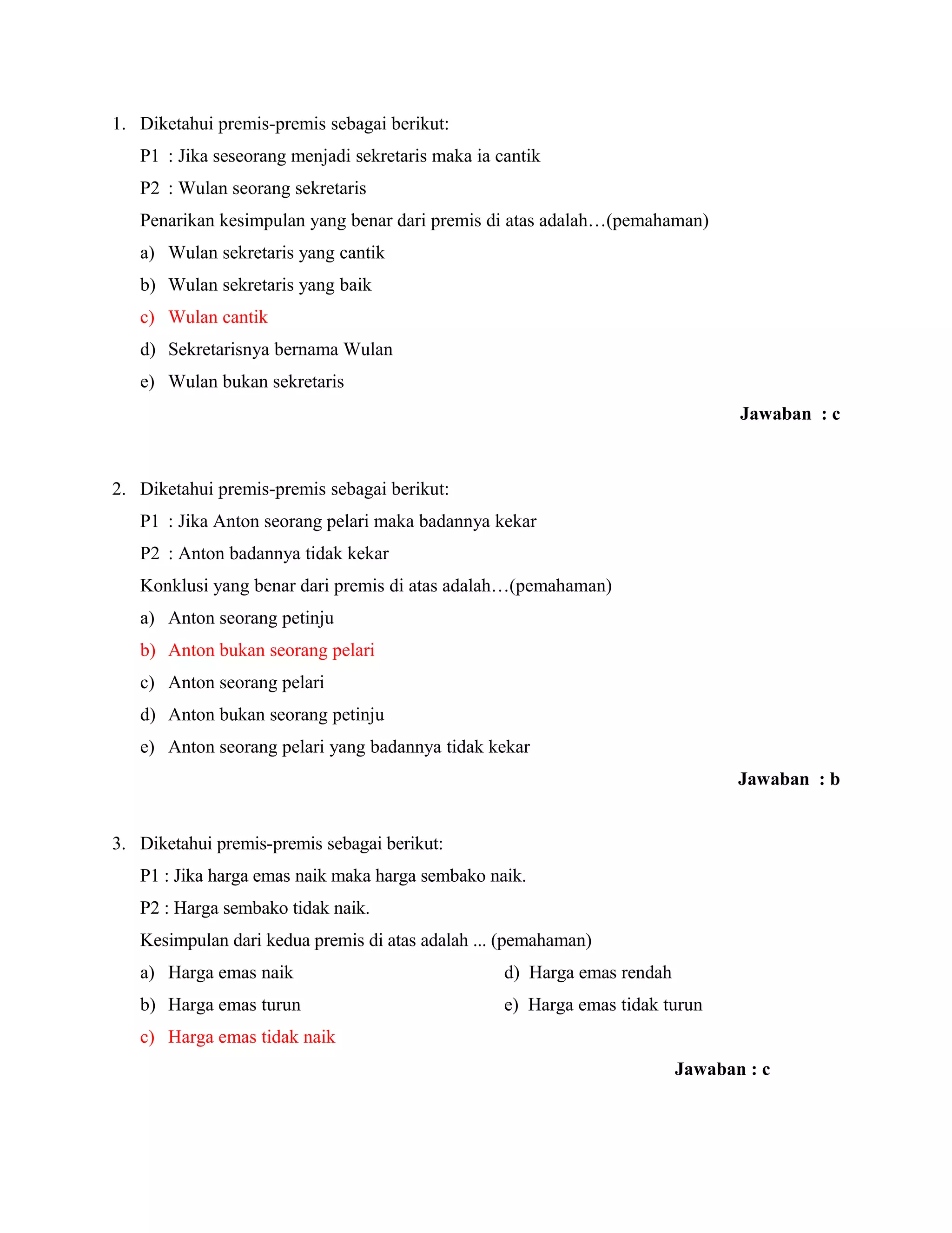 Soal mtk kel. teknologi industri sk 6, kd 3 4 | DOC