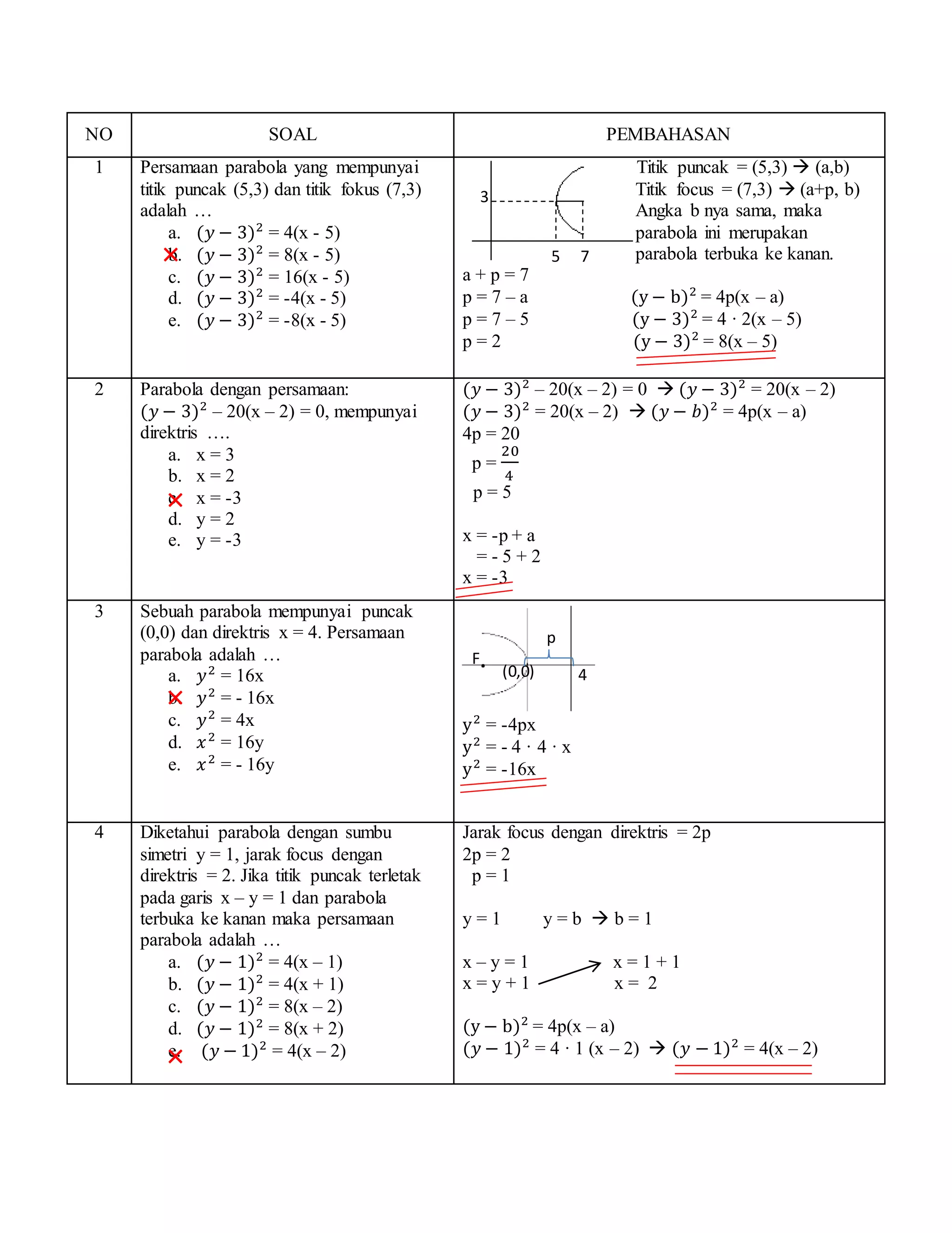 Soal mtk minat | PDF