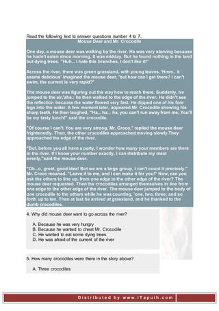 Soal Narrative Text and Translation | DOCX