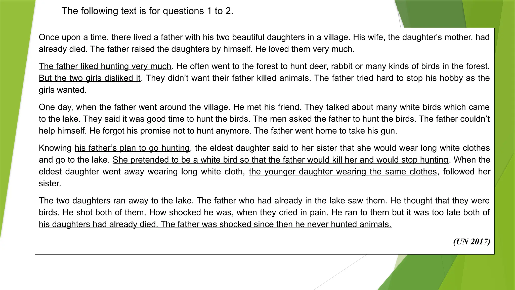 SOAL NARRATIVE TEXT dan procedure teks.pptx