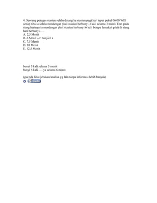 Soal olimpiade komputer | DOC