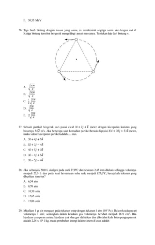 Soal osk astro 2012 | DOCX