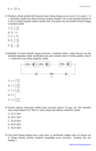 Soal osk astro 2012 s3 | DOCX