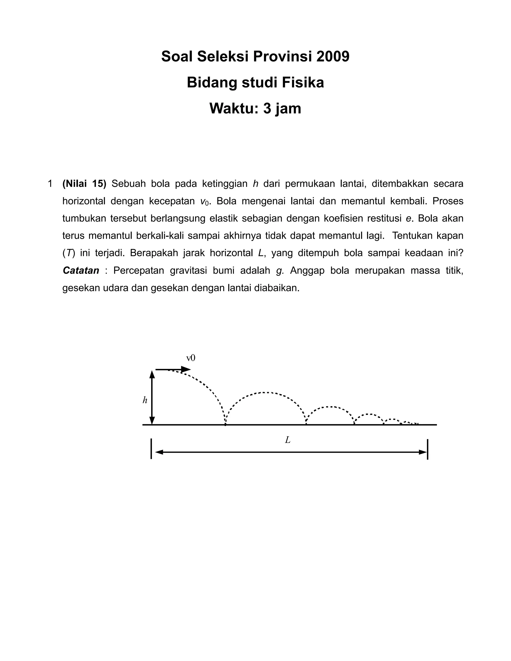 Soal Osn 2009 Pdf
