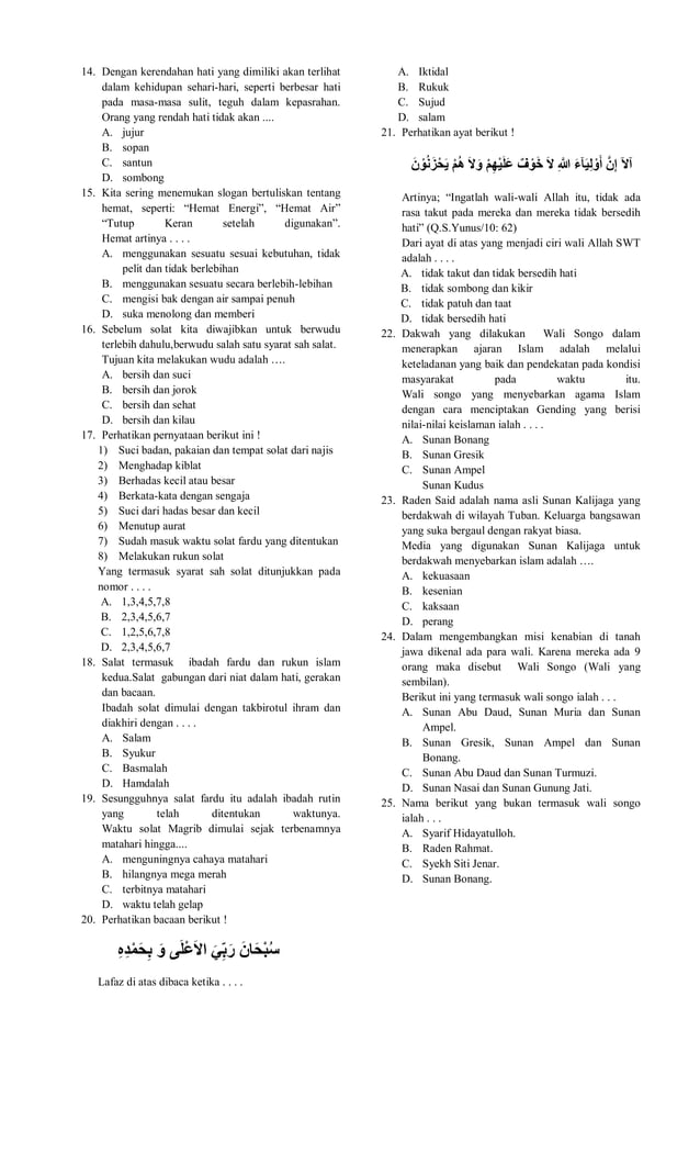 SOAL PAI KELAS 4.pdf