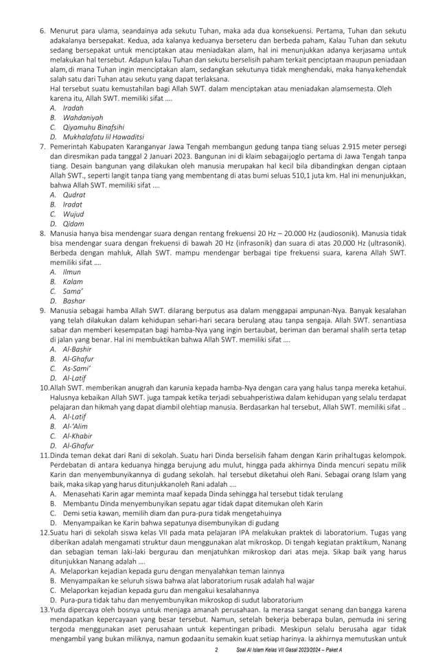 SOAL PAI KELAS 7 FIX.docx