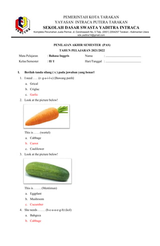 Soal PAS Bahasa Inggris Semester 1.docx