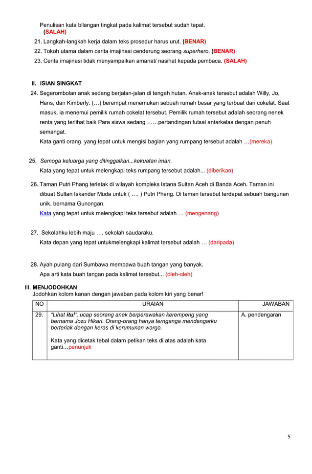 SOAL PAS GANJIL 7 KURMER materi SKI (AutoRecovered).doc