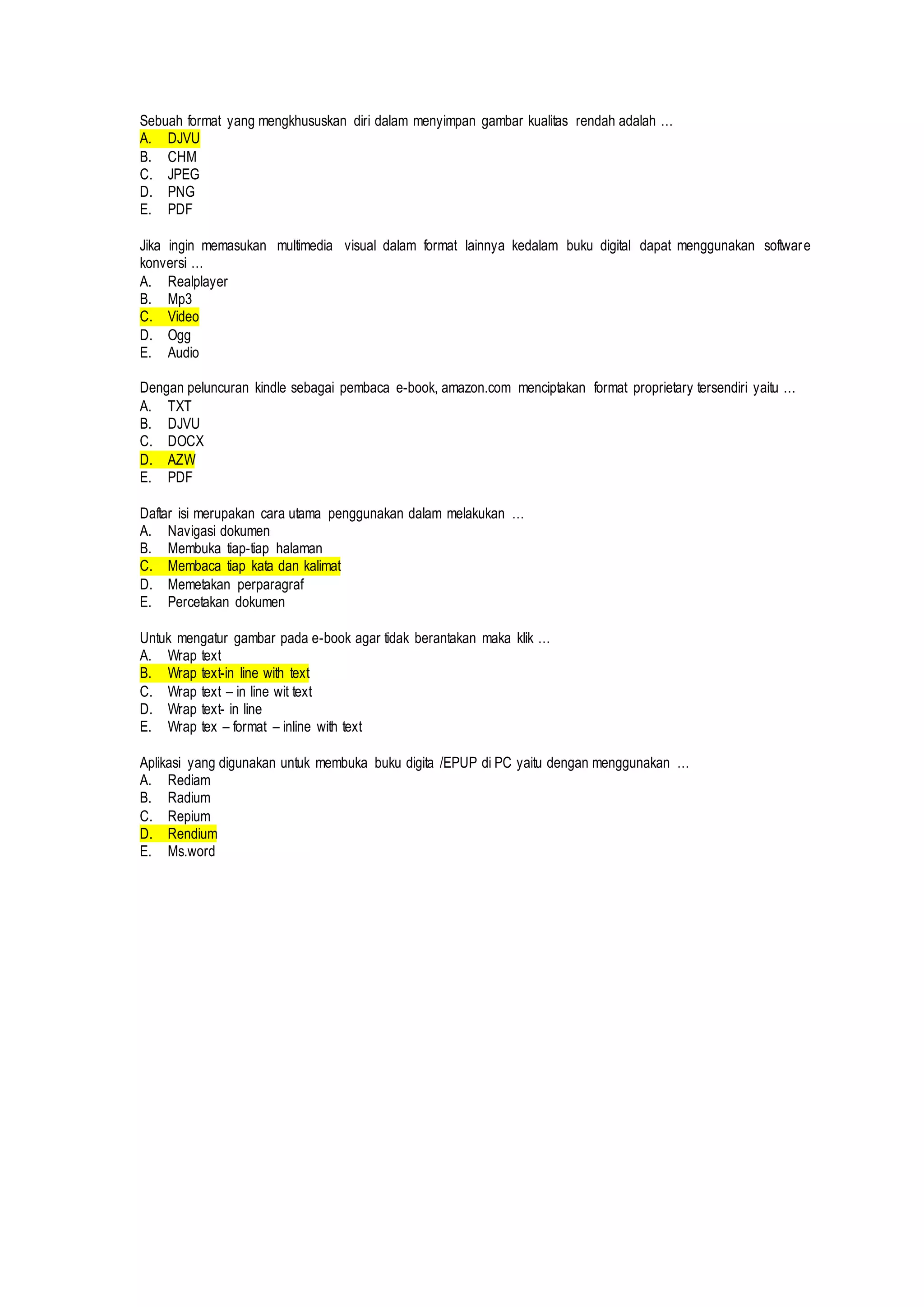 Soal pas siskomdig kelas x semester gasal 2019 | DOCX