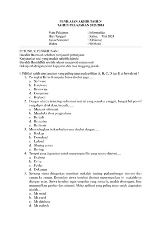 SOAL PAT KELAS XI MA. NUR-ROHMAN 2023-2024.docx