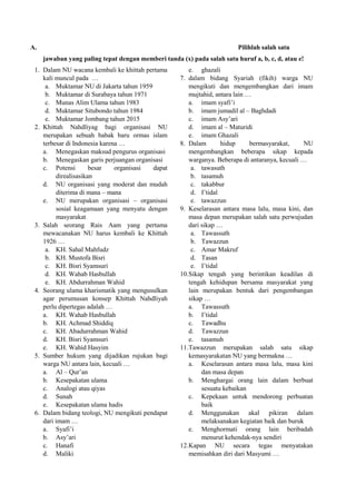 soal PENILAIAN AKHIR TAHUN keNUan kls 12.doc